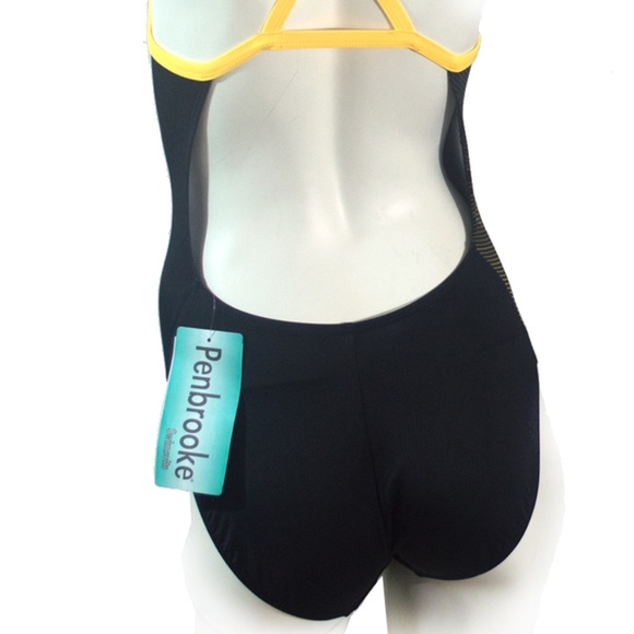 Penbrooke | Swim | Penbrooke Yellow Splash One Piece Swimsuit | Poshmark